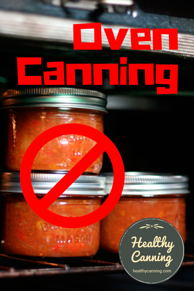 Can you process canning in the oven?