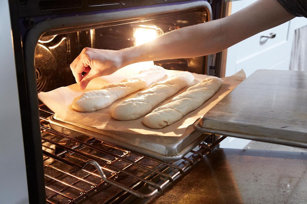 Can you put a baguette in the oven?