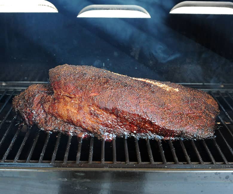 Can you put brisket back in smoker next day?