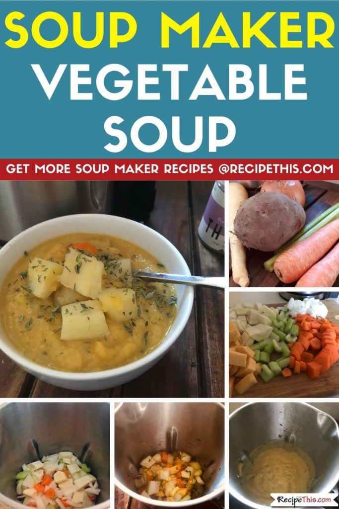 Can you put cooked veg in soup maker?