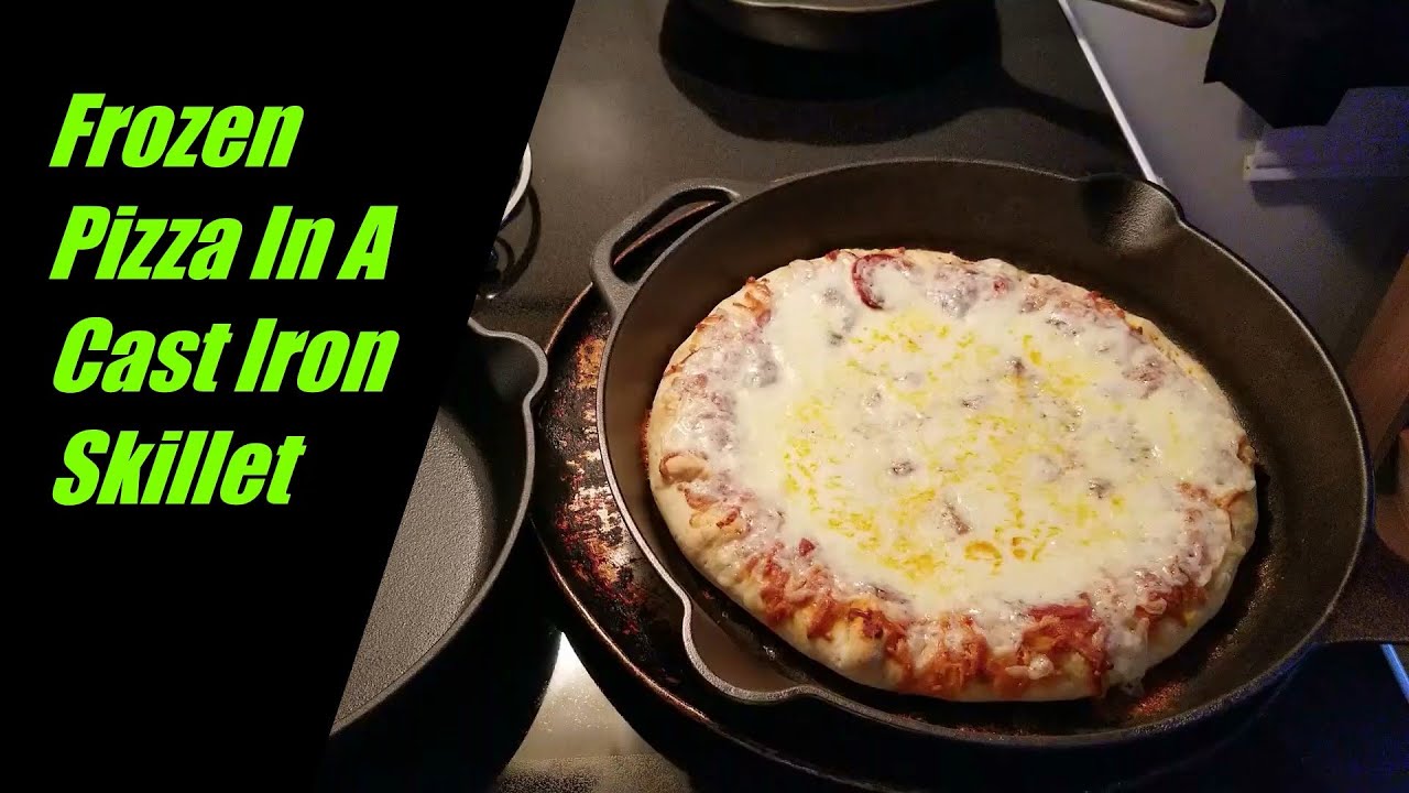 Can you put frozen food in a cast-iron skillet?