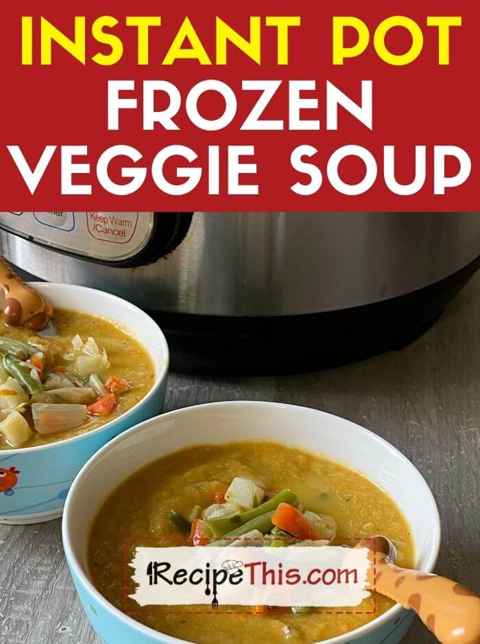Can you put frozen veg into a soup maker?