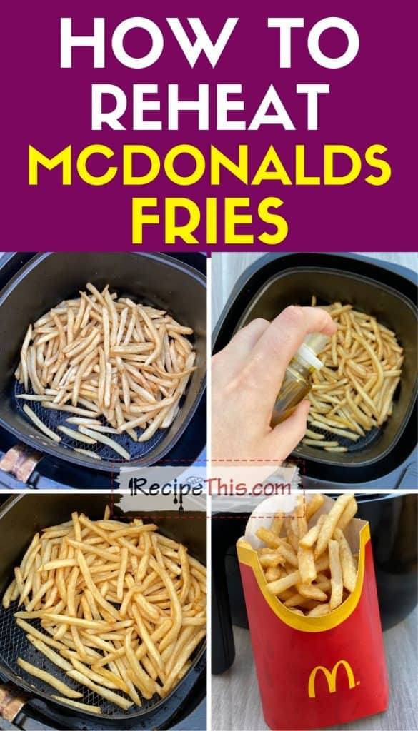 Can you put mcdonalds fries in an air fryer?