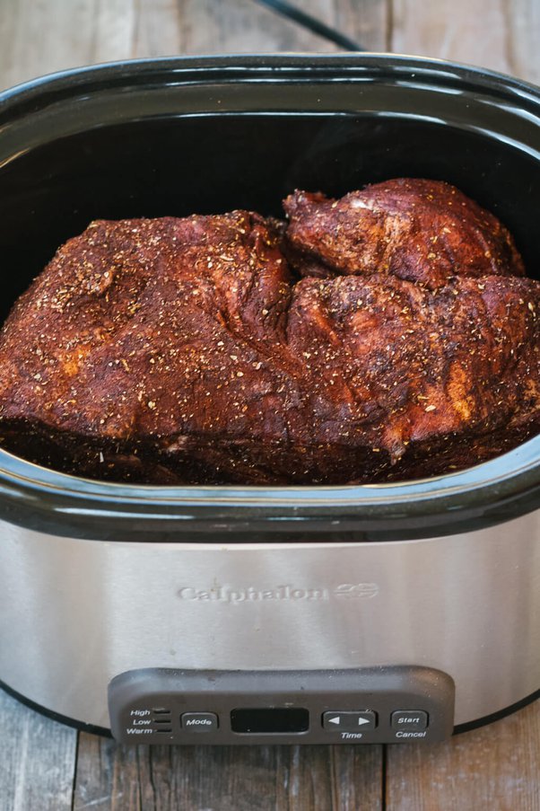 Can you put pork in slow cooker without liquid?