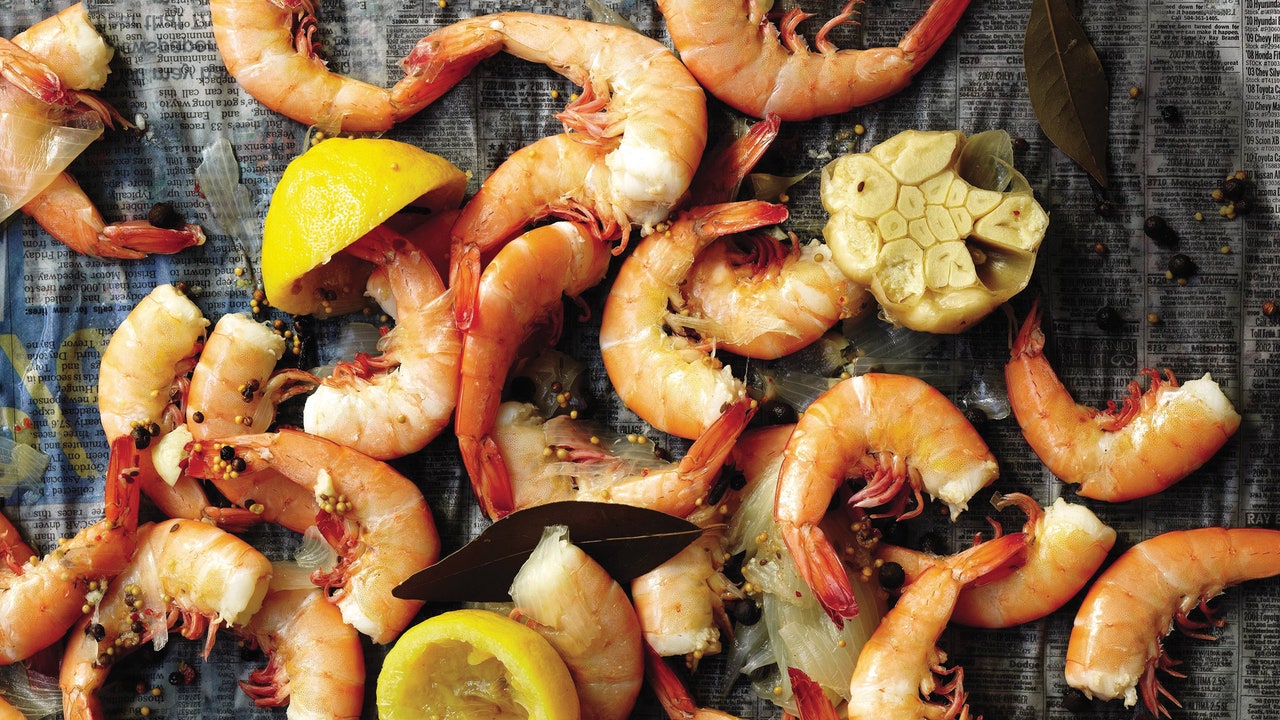Can you put shrimp in a cooler?