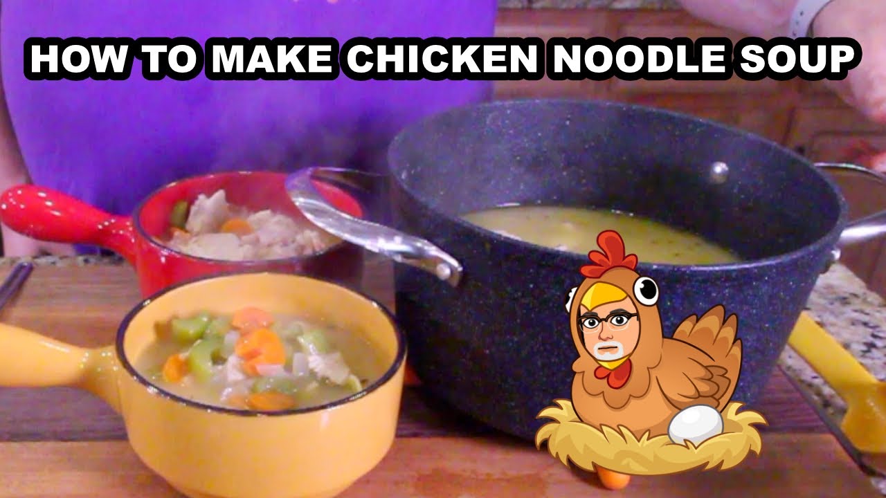 Can you put uncooked noodles in chicken soup?