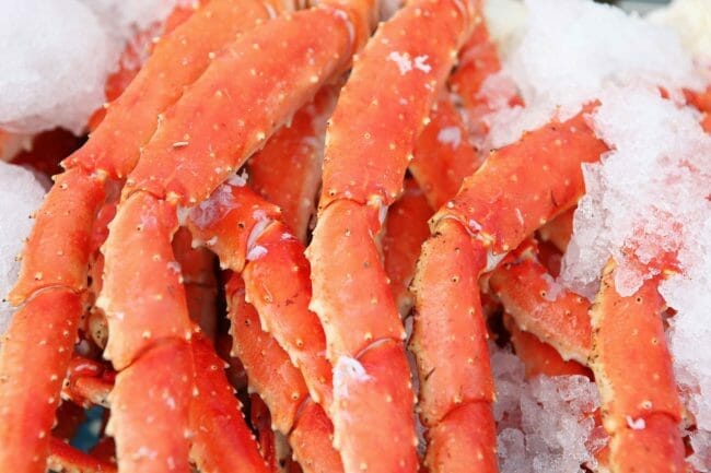 Can you refreeze previously frozen king crab legs?