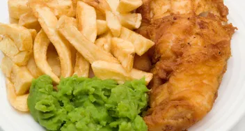 Can you reheat battered fish from the chip shop?