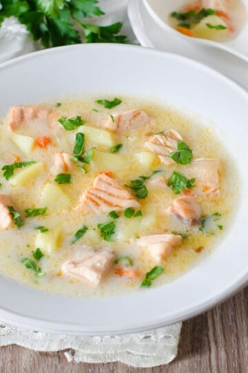 Can you reheat fish soup?