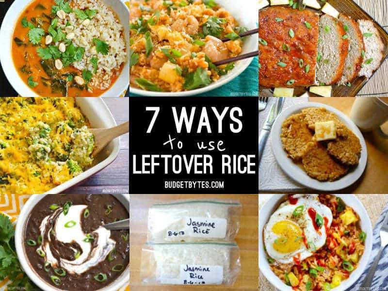 Can you reuse left over rice?