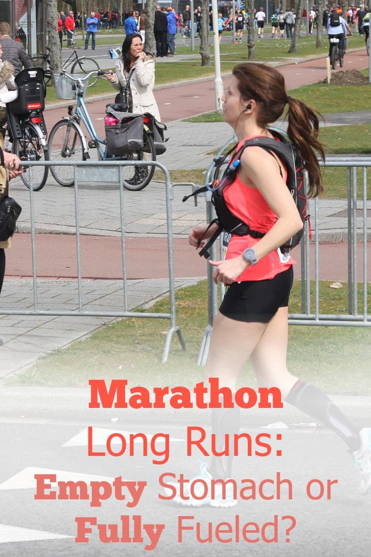 Can you run a half marathon on an empty stomach?