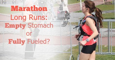 Can you run a marathon on an empty stomach?