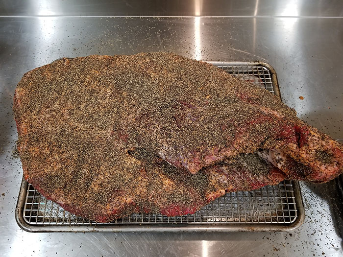 Can you Season brisket too long?