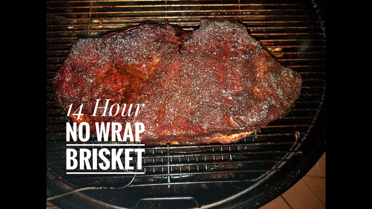 Can you smoke a brisket for 14 hours?