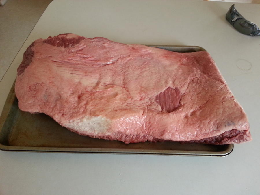 Can you smoke a brisket without trimming it?