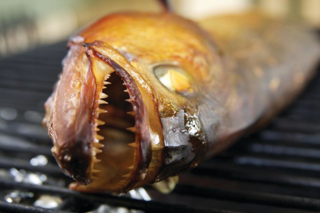 Can you smoke fish with scales on?