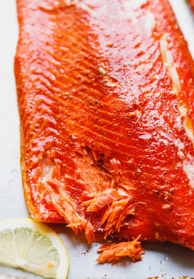 Can you smoke salmon and pork at the same time?