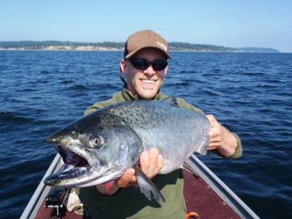 Can you snag salmon in Washington state?