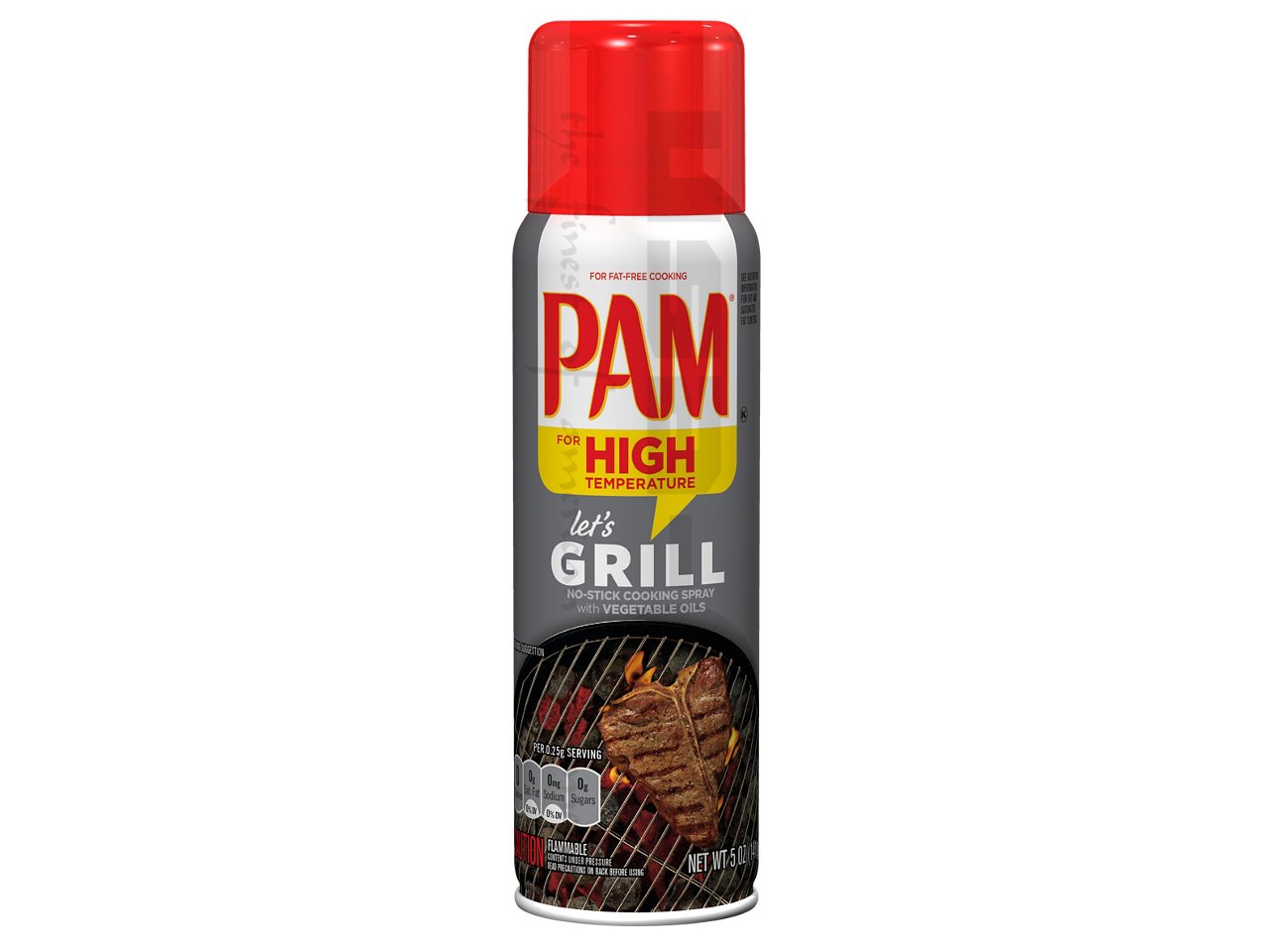Can you spray Pam on a grill?