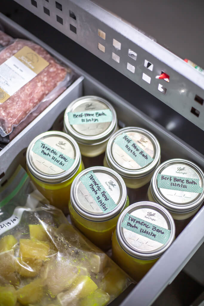 Can you store bone broth in plastic containers?