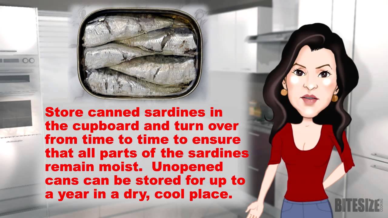 Can you store canned sardines in the fridge?