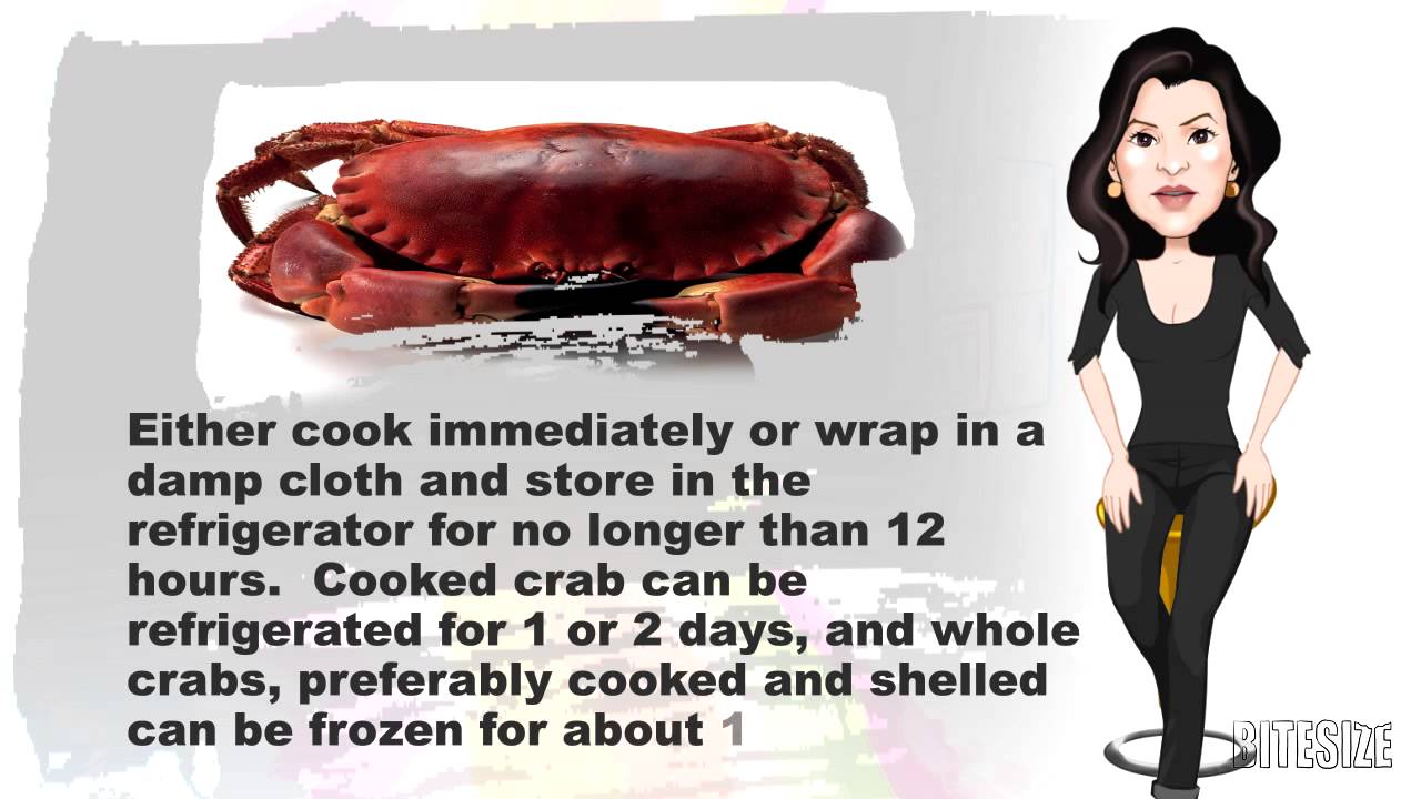 Can you store fresh crabs in the fridge?