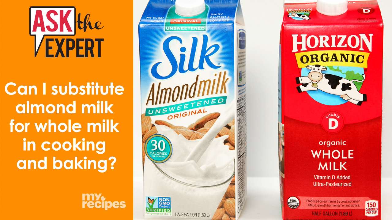 Can you substitute almond milk for regular milk?