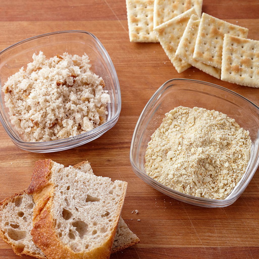 Can you substitute breadcrumbs for cracker crumbs?