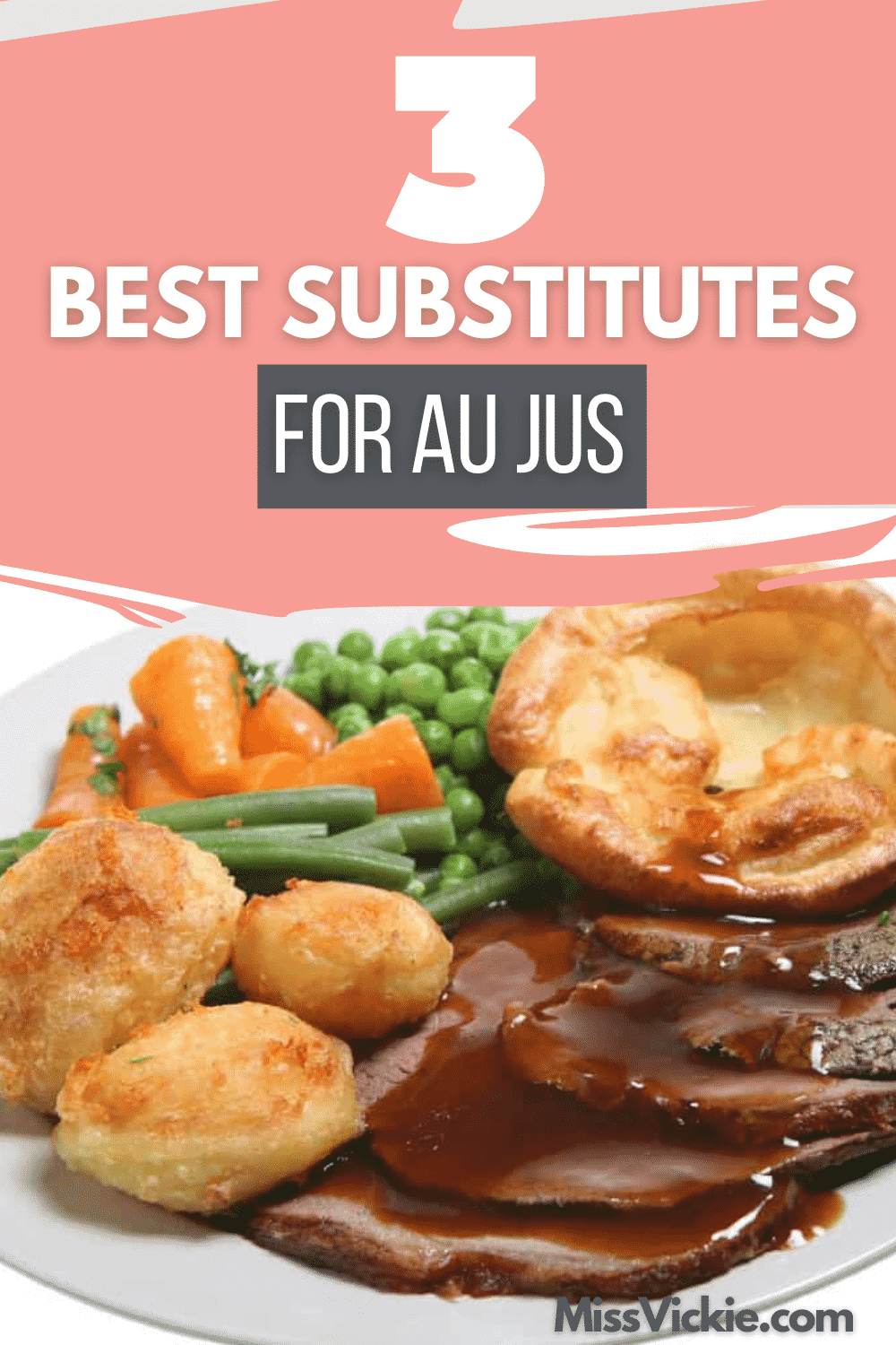 Can you substitute brown gravy for au jus?