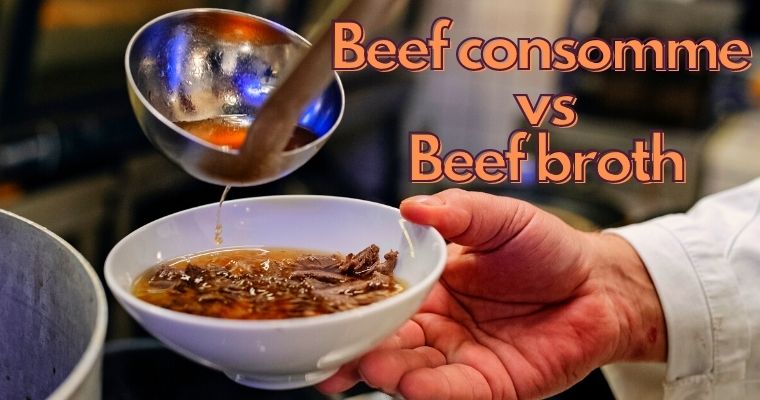 Can you substitute consomme for beef broth?