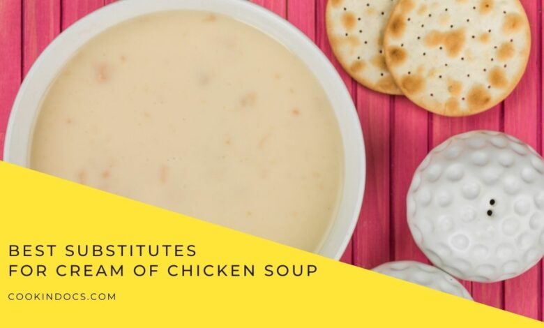 Can you substitute cream of Chicken Soup for broth?