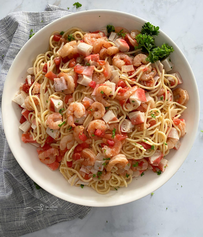 Can you substitute shrimp for crab meat?