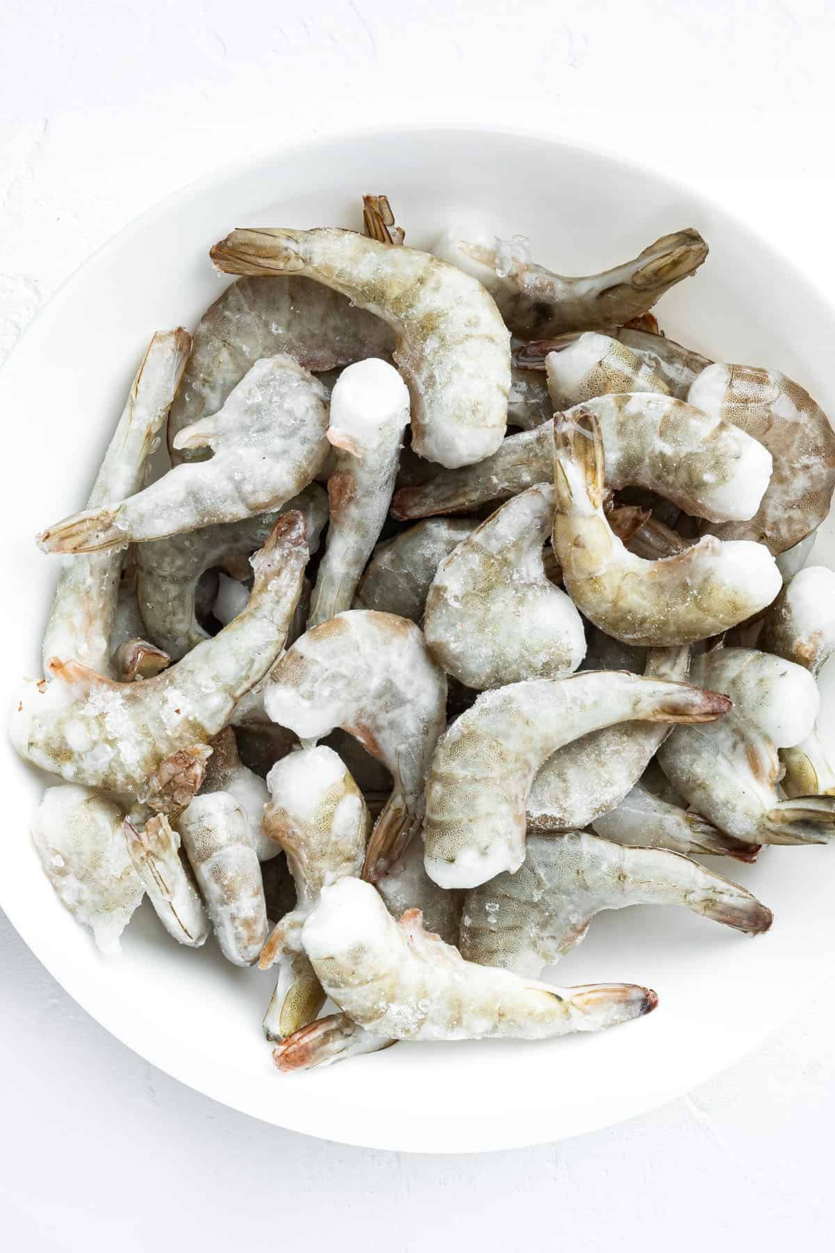 Can you thaw frozen raw shrimp?