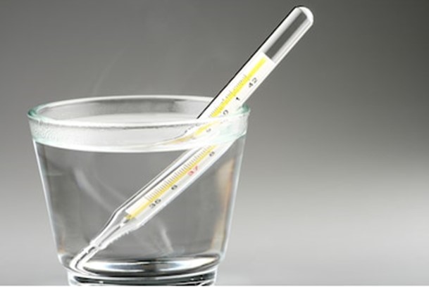 Can you use a regular thermometer in water?