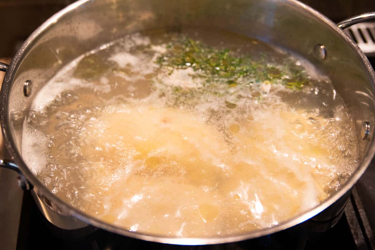 Can you use boiled chicken water for stock?