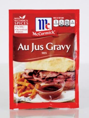 Can you use brown gravy mix instead of au jus?