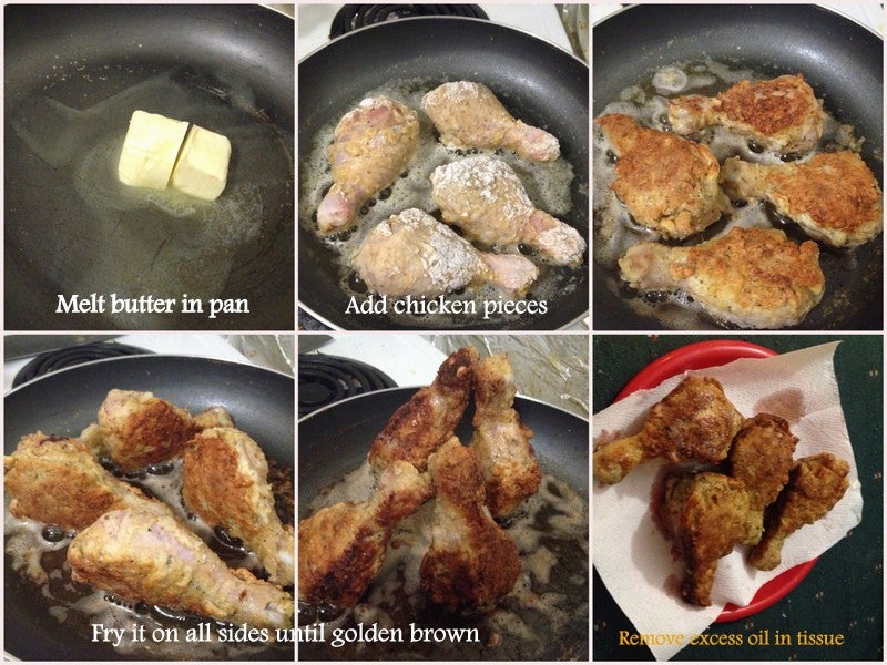 Can you use butter instead of oil to cook chicken?