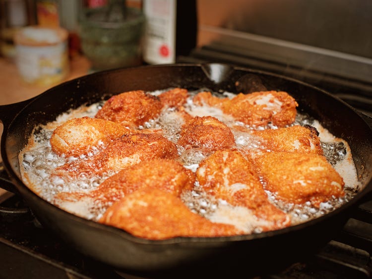 Can you use cast iron skillet to fry?