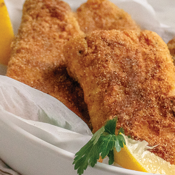Can you use cornmeal instead of flour to fry fish?