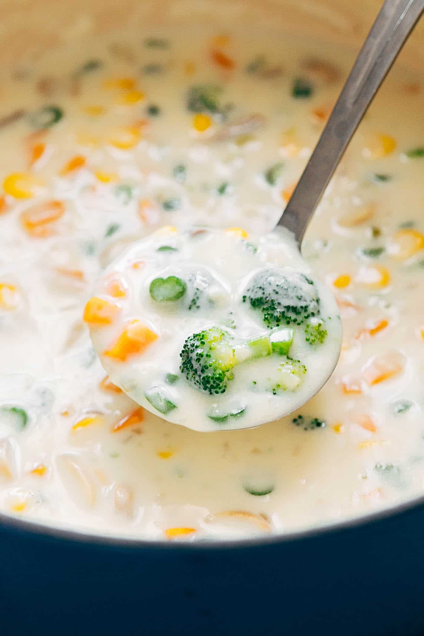 Can you use cream instead of milk in soup?