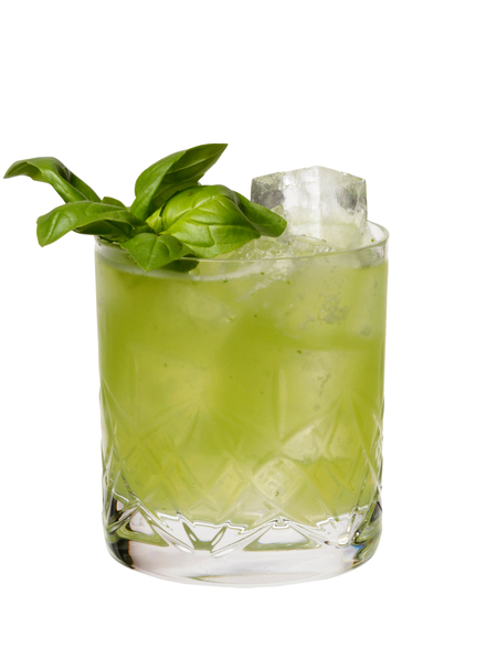 Can you use dried basil in cocktails?