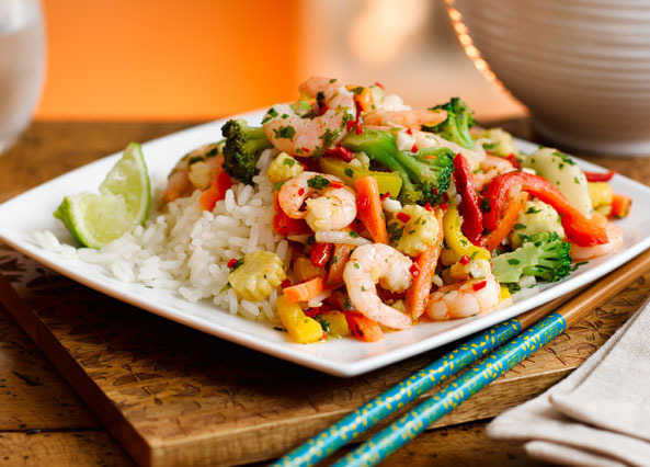 Can you use frozen prawns in stir fry?