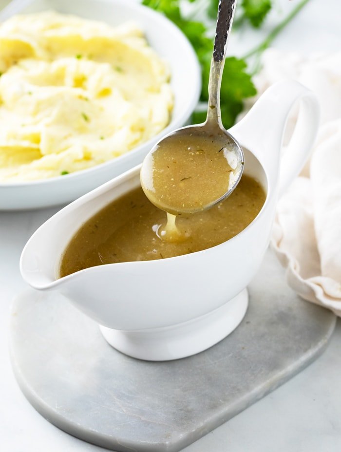 Can you use gravy instead of chicken stock?