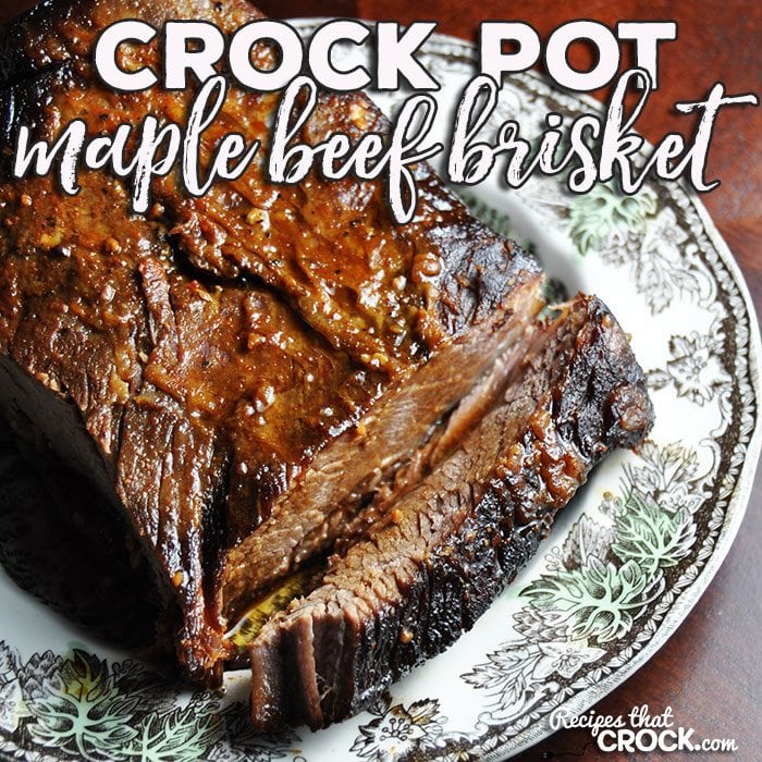 Can you use maple for brisket?