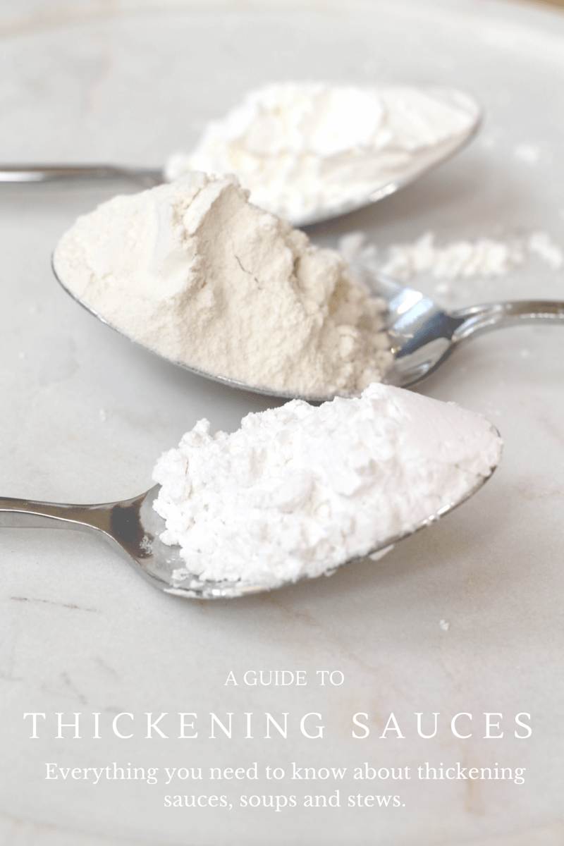 Can you use plain flour to thicken stock?