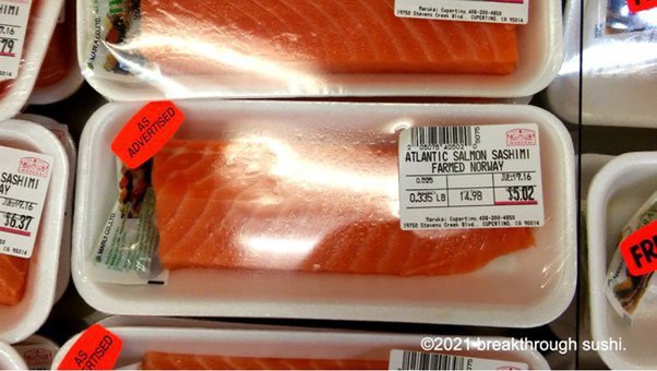 Can you use supermarket salmon for sushi UK?