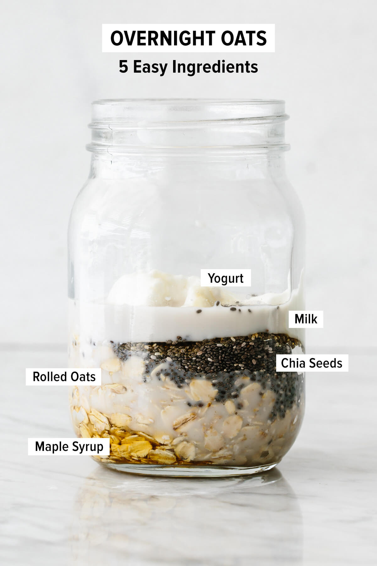 Can you use whole oats for overnight oats?