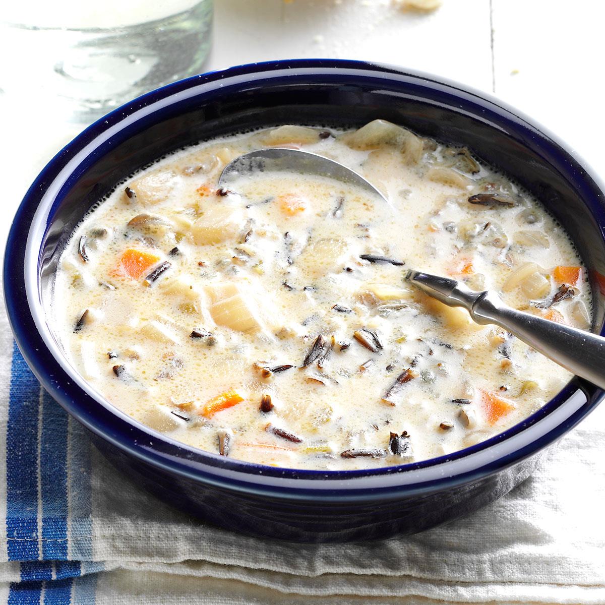 Can you use wild rice in soup?