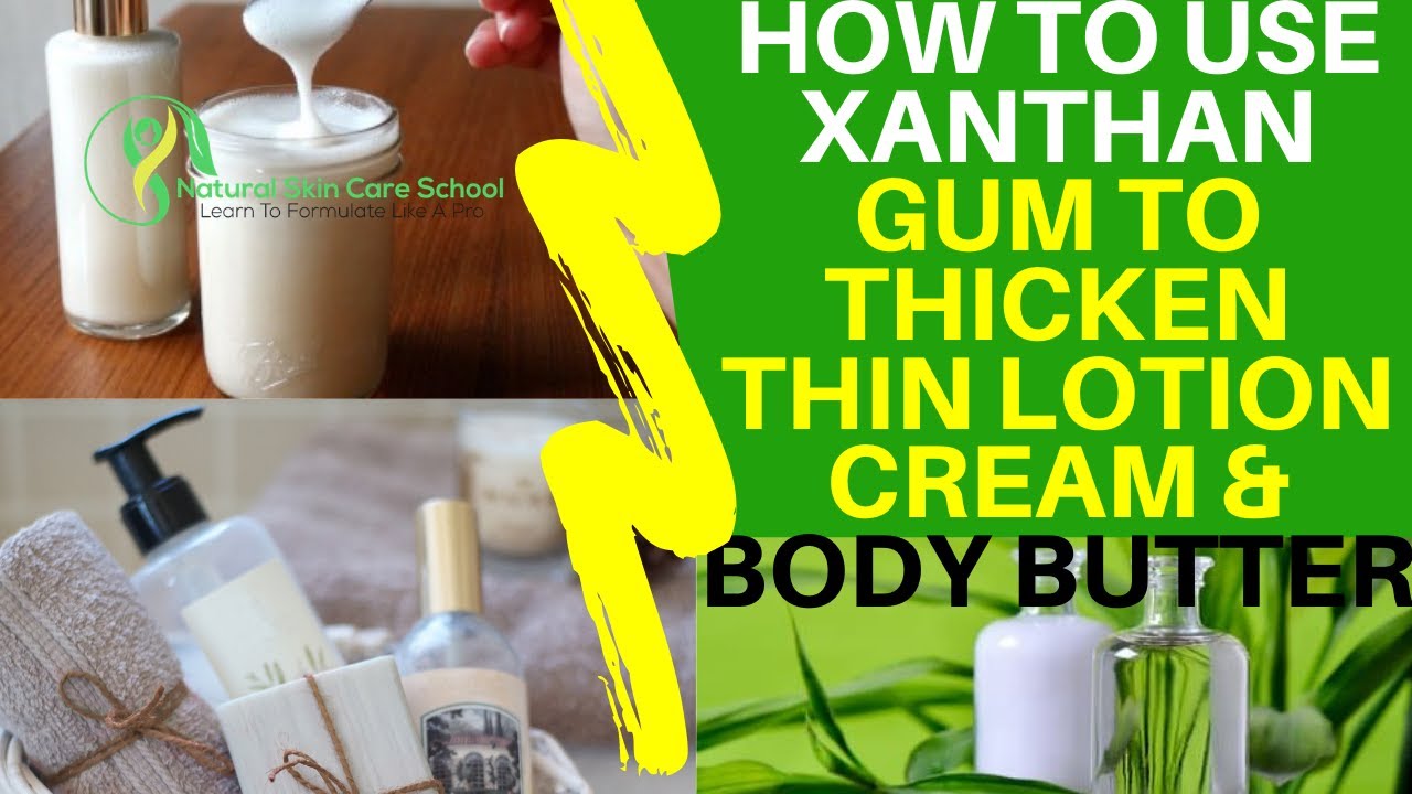 Can you use xanthan gum in lotion?