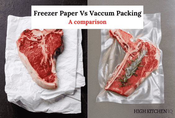 Can you vacuum seal over freezer paper?